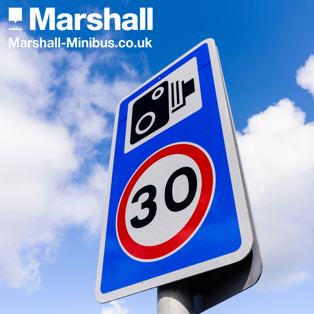 Half of Drivers Exceed 30mph Speed Limits - Marshall Minibus